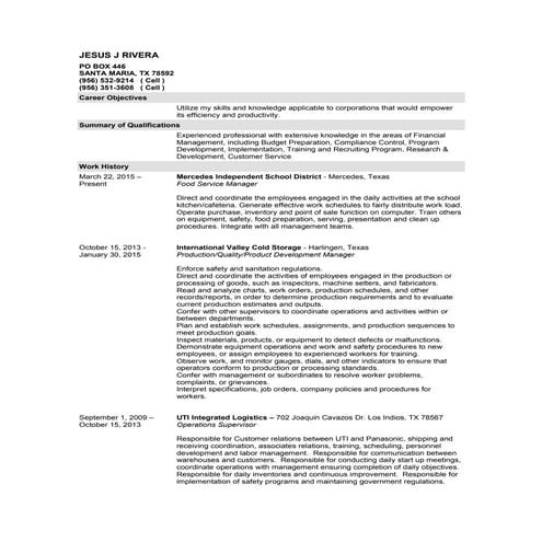 1 Myrna Cruz Resume Updated | DOC