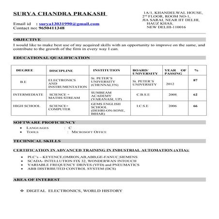 palleti satish cv original | DOCX