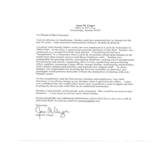 Signed Letter of Recommendation II | DOCX