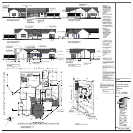 Pump house drawings for construction in water supply projects.pdf