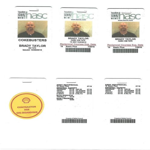 Job Training & ID Cards | PDF