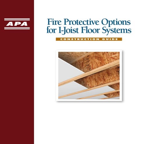 APA IRC Fire protection Options -R425 | PDF