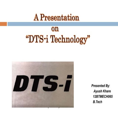 presentation on DTSI technology | PPTX
