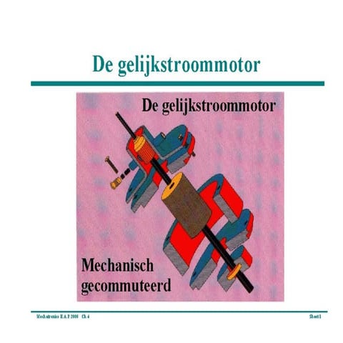 19e gelijkstroommotor | PPT