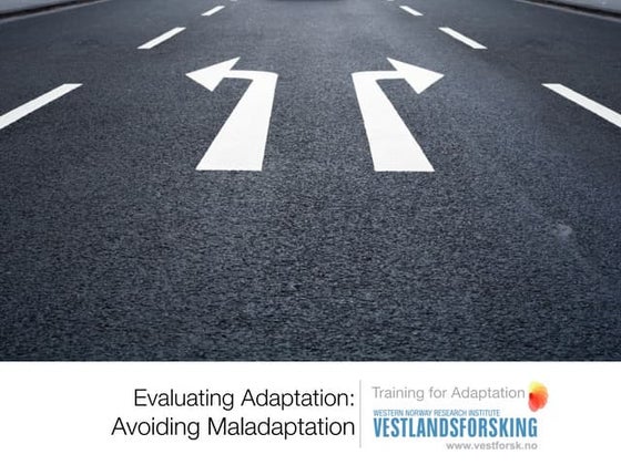 Implementing Adaptation Options And Implementation Training For