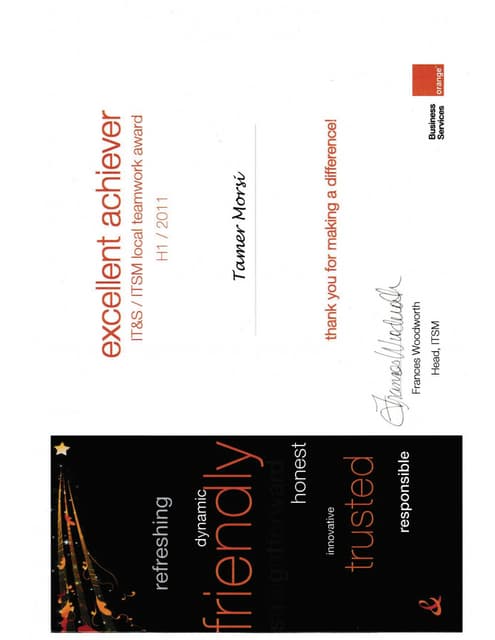 Orange Egypt BCP implementation | PPT