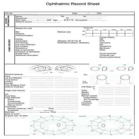 OSCE ophthalmology examination & answers | DOCX