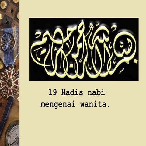 19 hadits nabi mengenai wanita | PPS