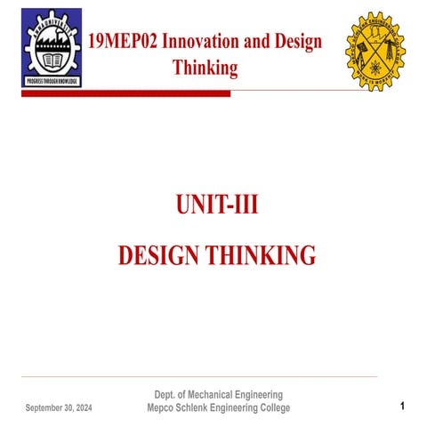 Innovation and Design thinking 19MEP02_Unit-3 part-1.pptx