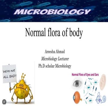 DPT - Normal flora of body | PPTX