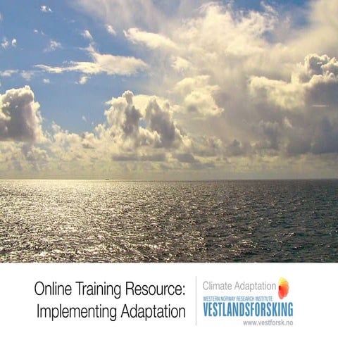 Online Training Resource For Climate Adaptation Implementing Adaptation Implementing Measures