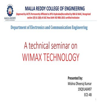 WIMAN , wireless communication technology | PPT