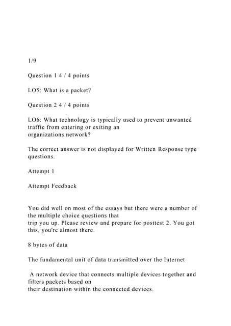 Quiz EDSQ - Unit 1 Using Devices Level 1 - GQ.pptx | Operating Systems | Computer Software and ...