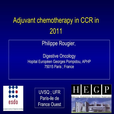 MON 2011 - Slide 19 - P. Rougier - Adjuvant treatment (stage 2 and 3) | PPT