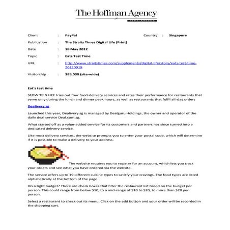 19 sep st digital life(online)_eats test time | PDF