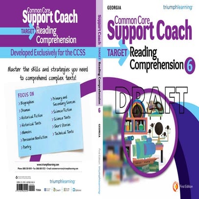 Georgia Common Core Support Coach, CCGPS Edition, Target: Reading ...