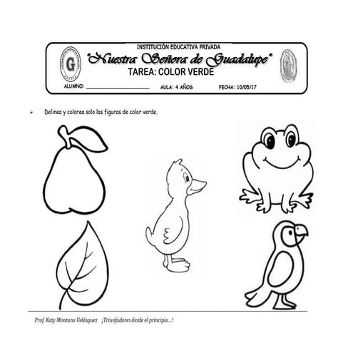 19 tarea color verde | PDF
