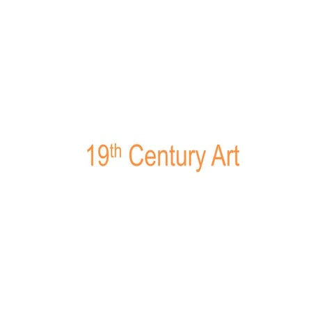 19th Century Art | PDF