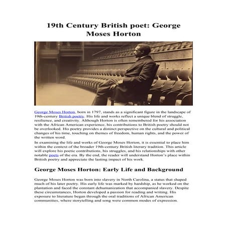 19th Century British poet George Moses Horton.docx