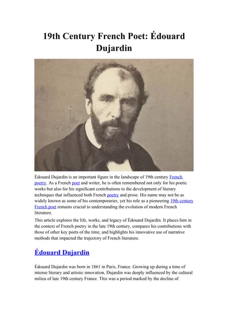 19th Century French Poet Charles Baudelaire.docx