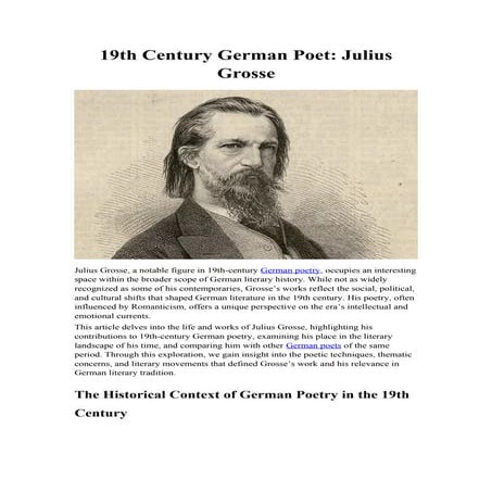 19th Century German Poet Julius Grosse.docx