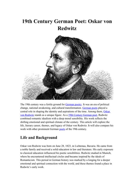 19th Century German Poet Robert Reinick.docx