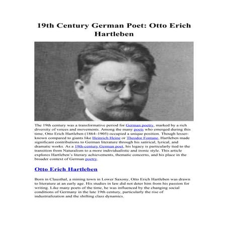19th Century German Poet Otto Erich Hartleben.docx
