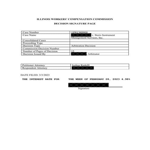 TTD and PPD for Injured Sterile Processing Technician | PDF