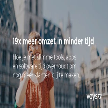 19x meer omzet in minder tijd | PPT