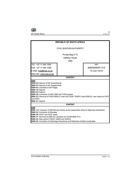 DGAA jepp chart for if flights, refer to latest | PPT