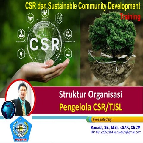 Struktur Organisasi Pengelola CSR/TJSL _Pelatihan "Harmonisasi ...