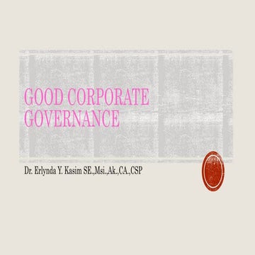 1A. INTRODUCTION TO Good corporate governance .ppt