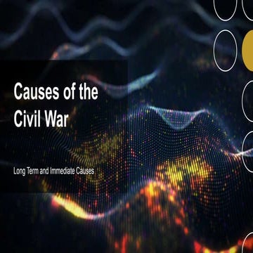 Causes of the Civil War | PPT