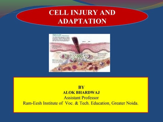 Cell injury and Cellular Adaptation: Pathology | PPT