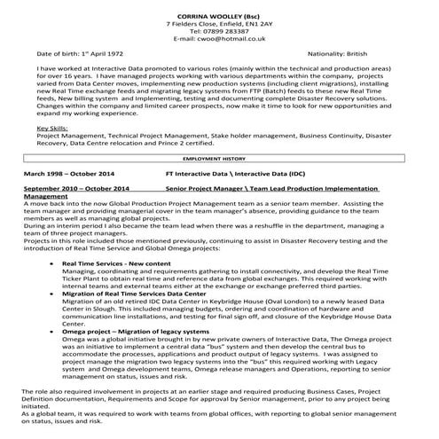 CV Lukas 20161216 | PDF