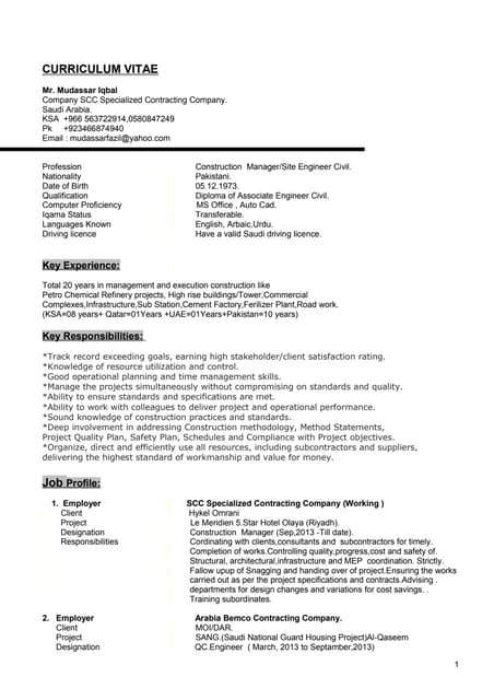 Alex CV Short Selection_email | PDF