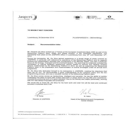 EIB recommendation letter | DOCX