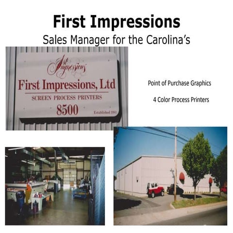 First Impressions | PPT