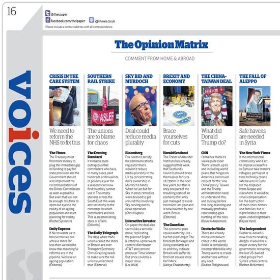 The Opinion Matrix | PDF