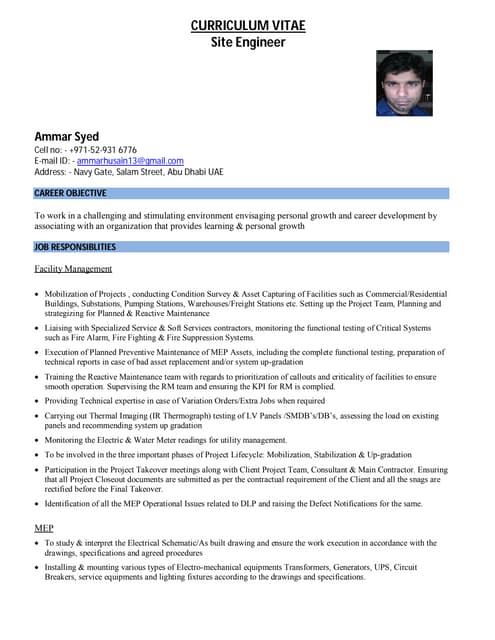 CV - ELV ENGINEER | PDF