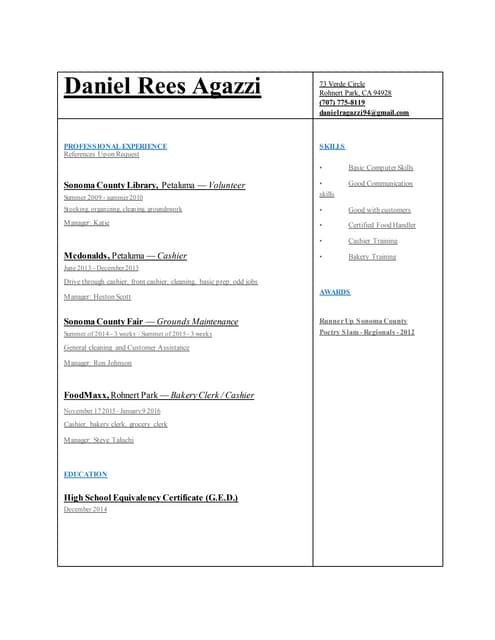 Micka Rucker Resume2016 | PDF