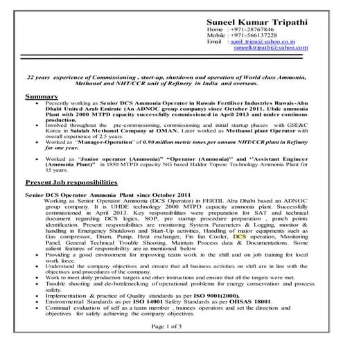 Suneel profile | PDF