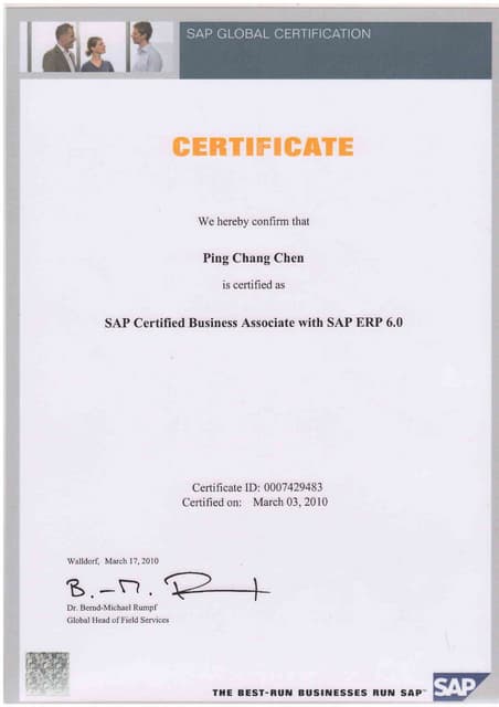 sap sd certificate | PDF