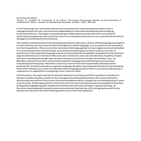 Review for article 1 | PDF