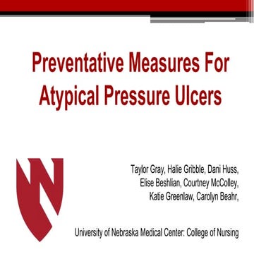 Pressure Ulcer QI Presentation - UNMC | PPTX