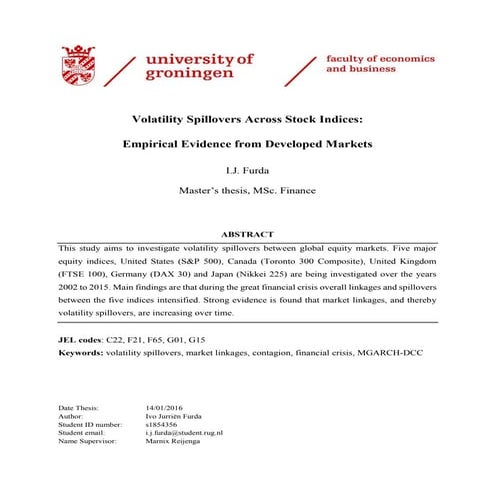 Thesis I.J. Furda | PDF