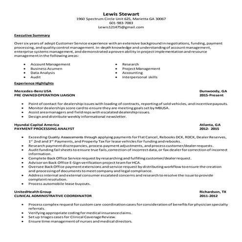 Lewis Stewart Resume | DOCX