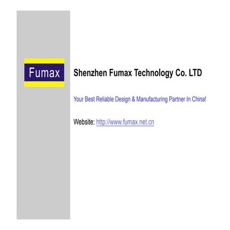 Fumax Presentation - ODM and OEM - 2016 | PDF
