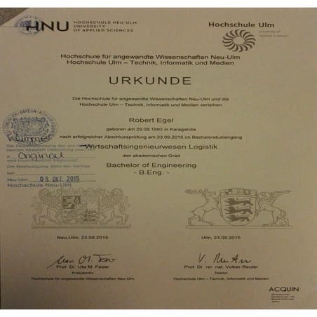 Master-Urkunde | PDF