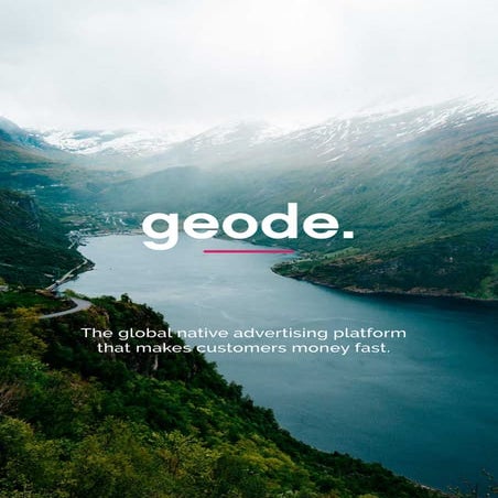 geode_onepager | PDF | Advertising Industry | Industries